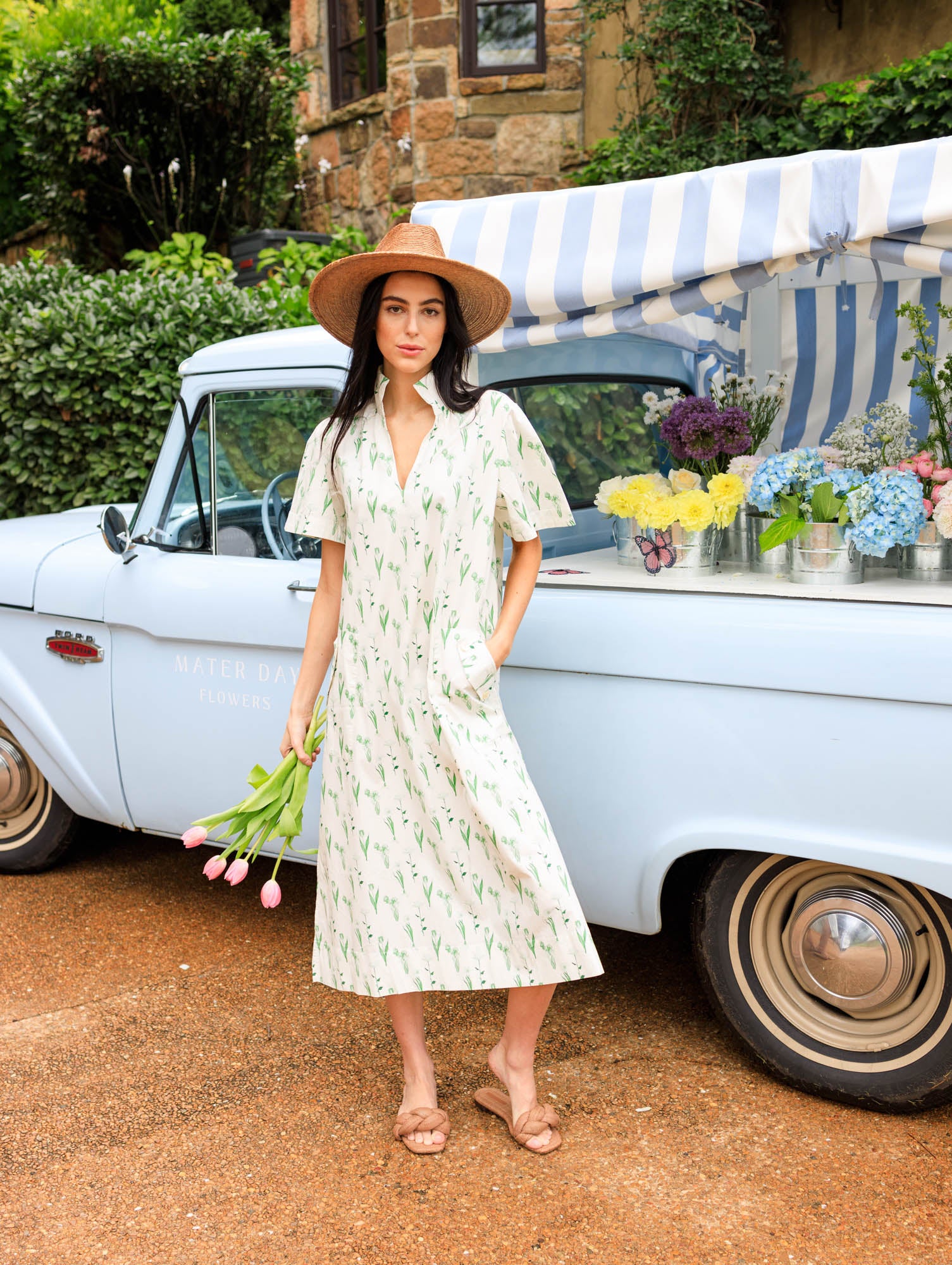 Gretchen Dress-Botanical Library Collection – Holly Shae Design
